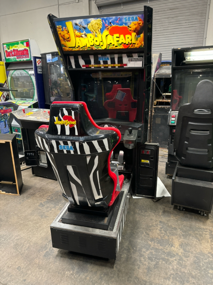 JAMBO SAFARI DRIVER 2-PLAYER SHOOTER MOTION ARCADE GAME
