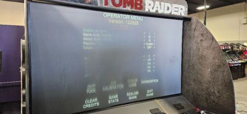 TOMB RAIDER DELUXE 4 PLAYER ADVENTURE ARCADE GAME ADRENALINE