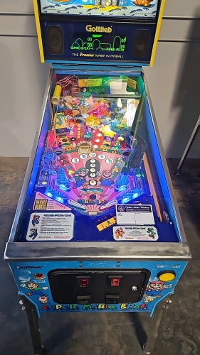 SUPER MARIO BROS. PINBALL MACHINE GOTTLIEB