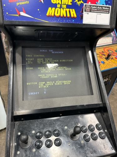 READY PLAYER 1 GAME OF THE MONTH ARCADE GAME CABINET