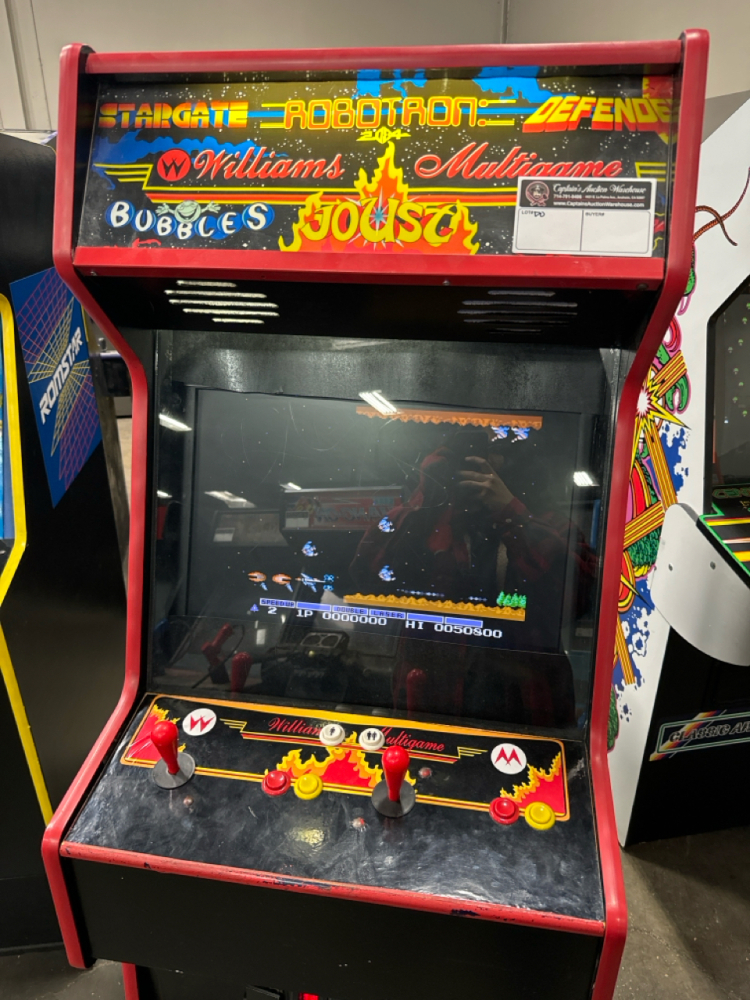WILLIAMS MULTICADE UPRIGHT ARCADE GAME