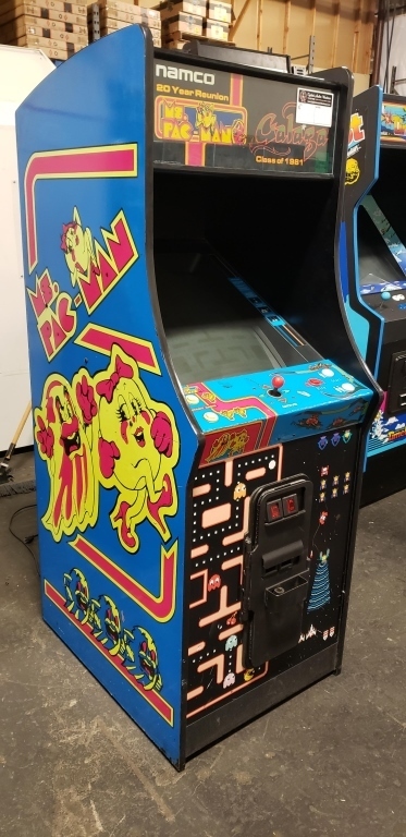 MS PACMAN GALAGA CLASS OF 1981 NAMCO ARCADE GAME