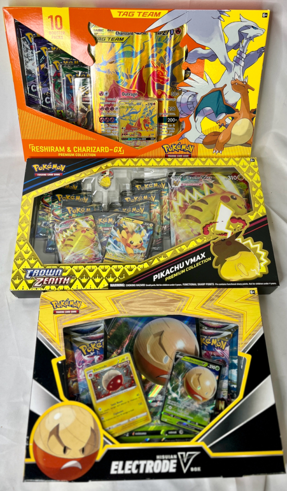 BRAND NEW POKEMON PREMIUM COLLECTION BOXES LOT OF 3!