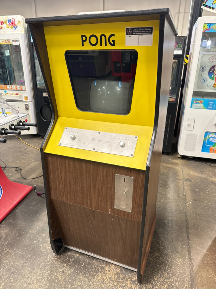 ORIGINAL PONG UPRIGHT ATARI ARCADE GAME 1972