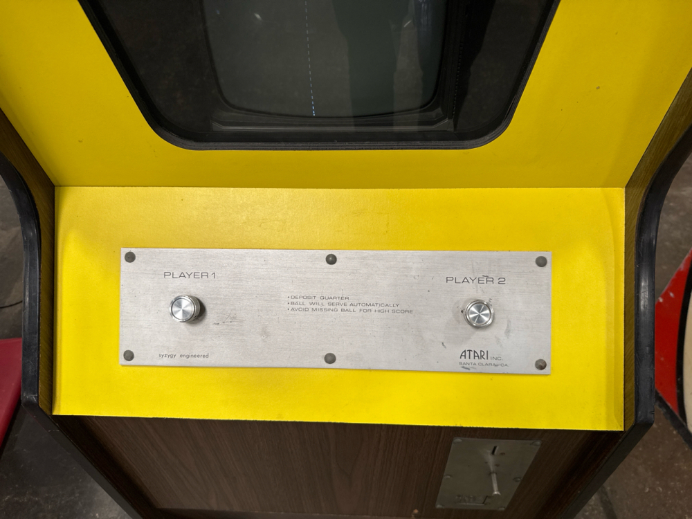 ORIGINAL PONG 1972 ATARI ARCADE GAME