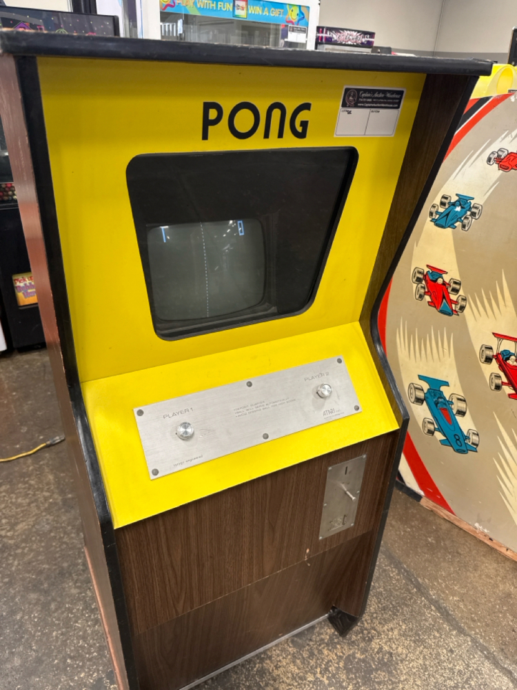 ORIGINAL PONG UPRIGHT ATARI ARCADE GAME 1972