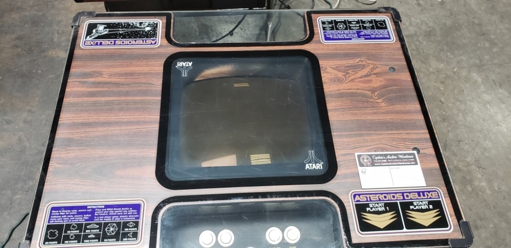 ASTEROIDS DELUXE COCKTAIL TABLE ARCADE GAME