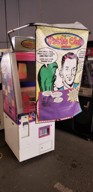 PRINT CLUB PHOTO STICKER VENDING MACHINE