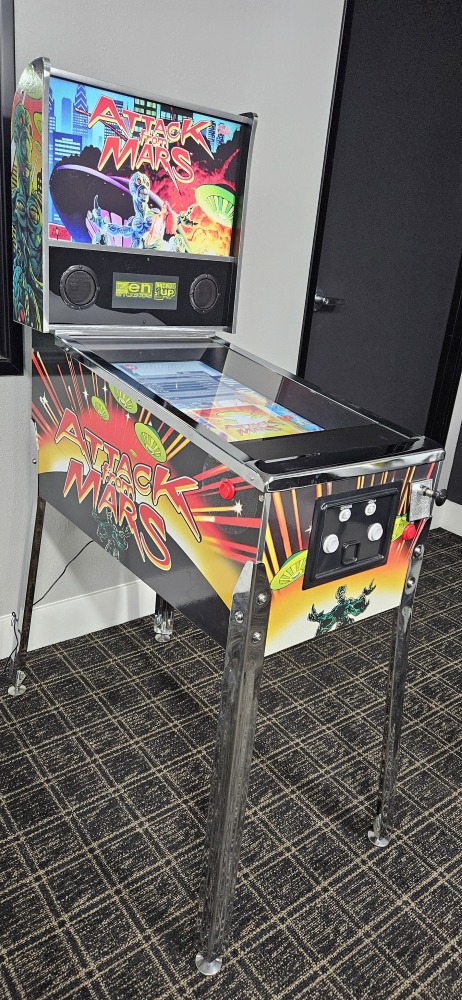 ARCADE 1UP ATTACK FROM MARS MULTI GAME PINBALL MACHINE VIRTUAL PINBALL