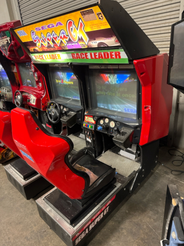 SEGA SUPER GT RACING ARCADE GAME