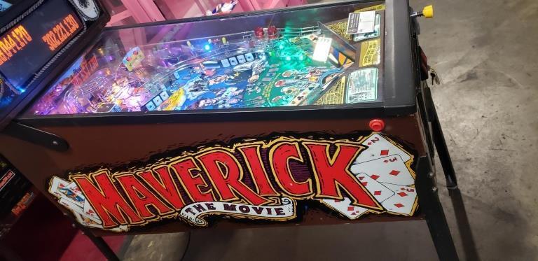 MAVERICK the MOVIE PINBALL MACHINE SEGA
