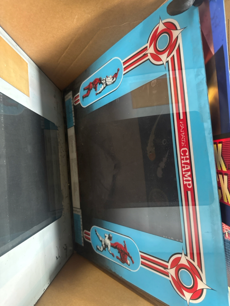 BOX LOT - ORIGINAL ARCADE BACKGLASS monitor bezels