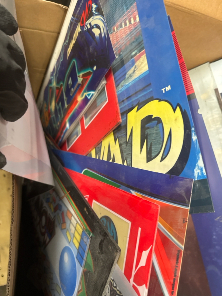 BOX LOT - ARCADE MARQUEES