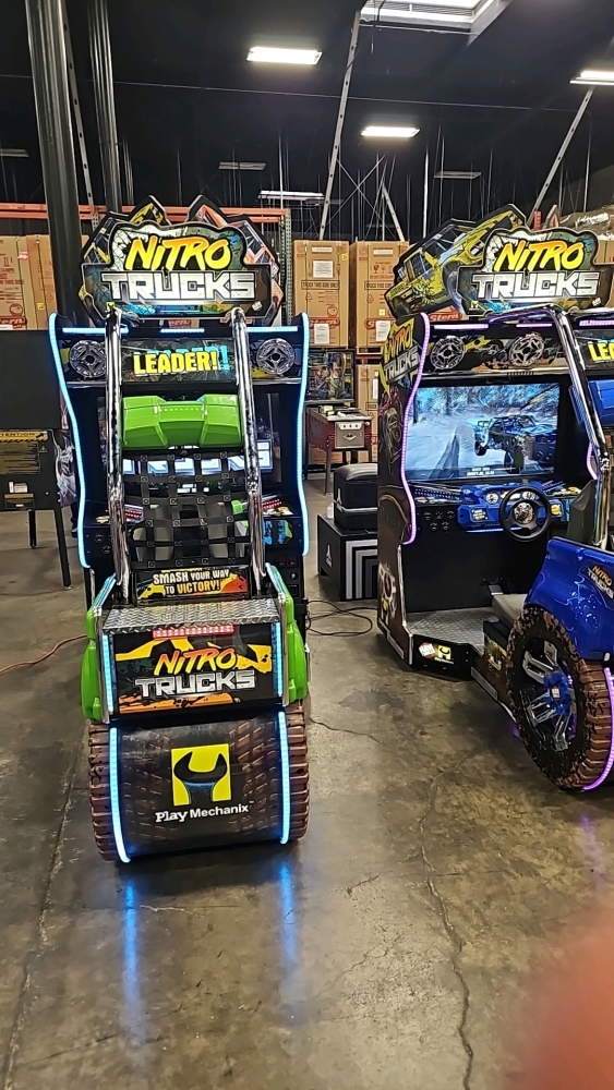 NITRO TRUCKS DELUXE RACING ARCADE GAME RAW THRILLS #1