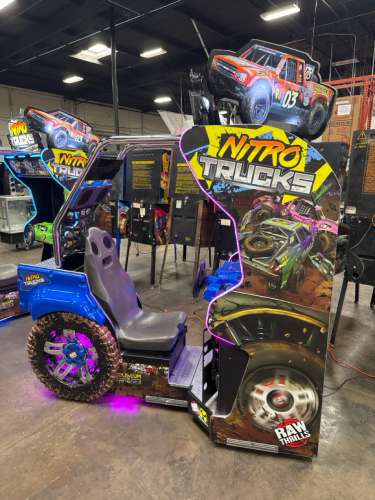 NITRO TRUCKS DELUXE RACING ARCADE GAME RAW THRILLS #2