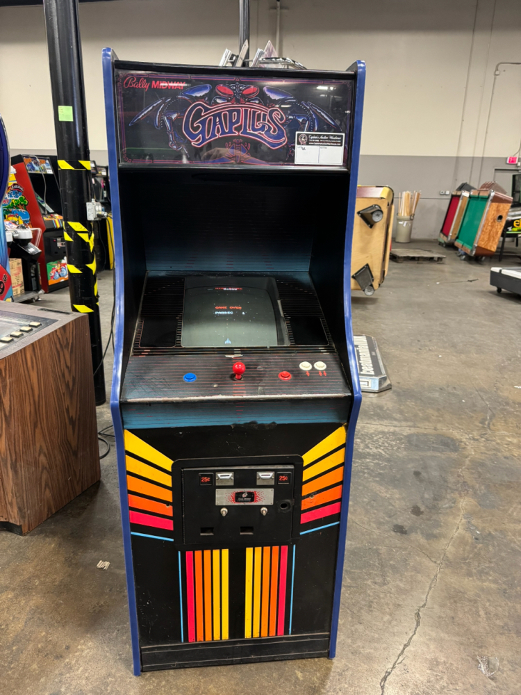 GAPLUS UPRIGHT BALLY ARCADE GAME CAB w/MULTI PCB