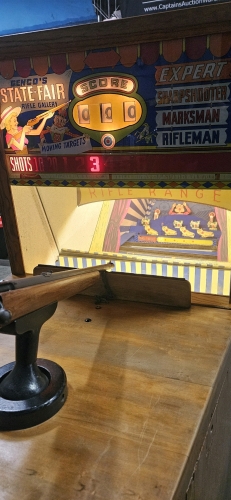 GENCO'S STATE FAIR RIFLE GALLERY ARCADE GAME COIN OP
