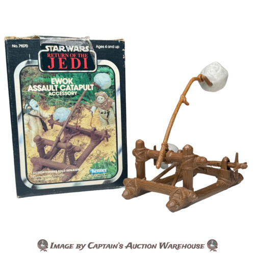 STAR WARS:RETURN OF THE JEDI AST-5 & EWOK ASSAULT CATAPULT KENNER 1983