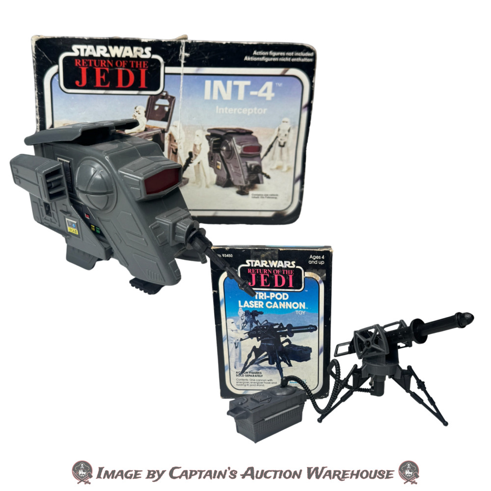 STAR WARS:RETURN OF THE JEDI TRI-POD LASER CANNON & INT-4 KENNER 1983