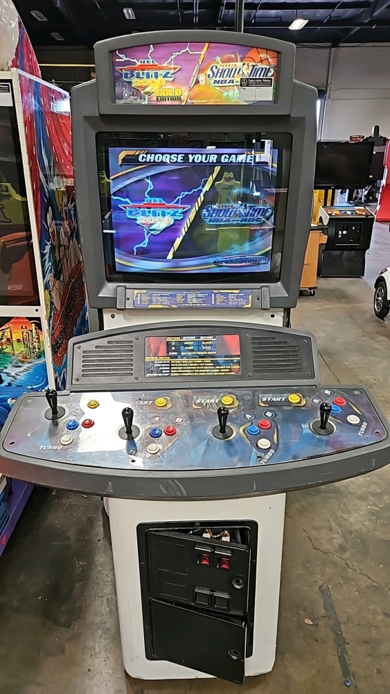 BLITZ GOLD 2000 NBA SHOWTIME COMBO DELUXE ARCADE GAME MIDWAY