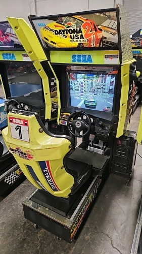 SEGA DAYTONA 2 SITDOWN RACING ARCADE GAME LINKABLE #5