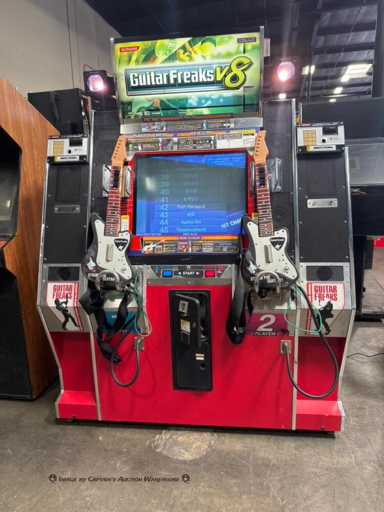 GUITAR FREAKS V8 MUSIC ARCADE GAME KONAMI