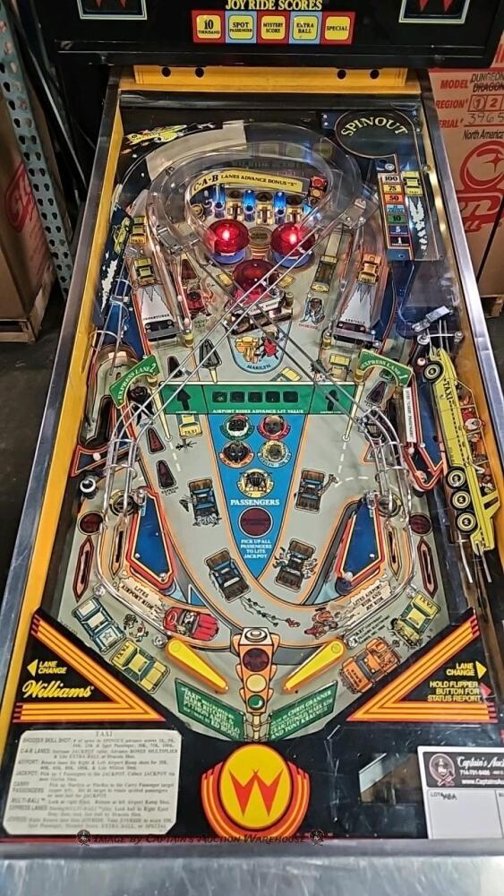 TAXI CLASSIC PINBALL MACHINE by WILLIAMS