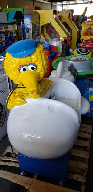 KIDDIE RIDE BIG BIRD AIRLINES SESAME STREET