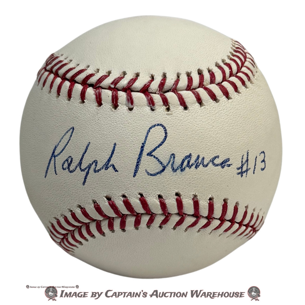 RALPH BRANCA SIGNED BASEBALL