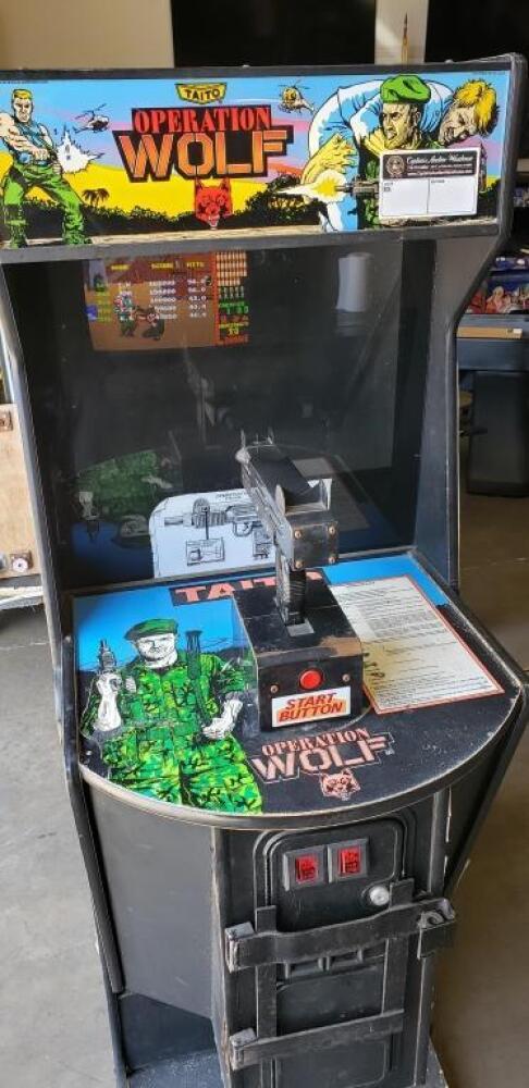 OPERATION WOLF CLASSIC TAITO ARCADE GAME