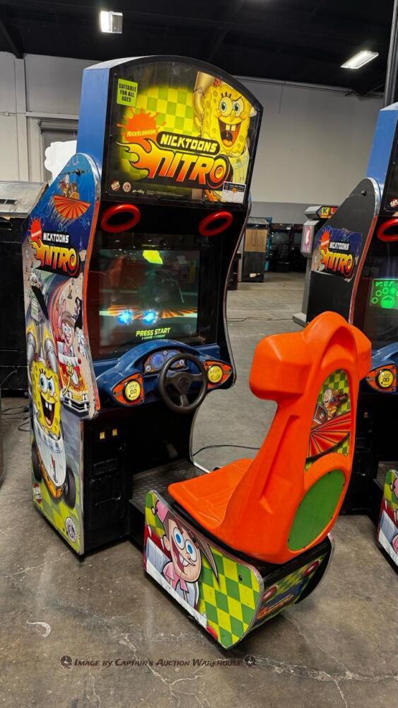 NICKTOONS NITRO RACING ARCADE GAME NICKELODEON #2