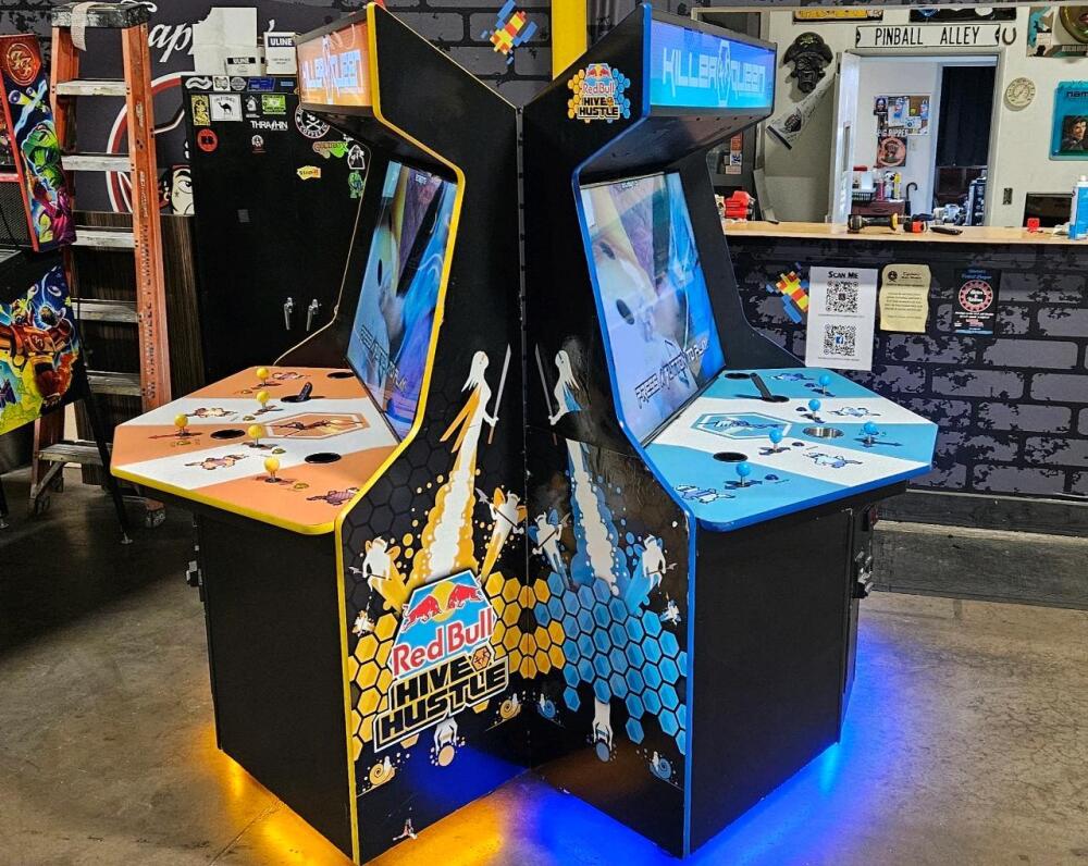 KILLER QUEEN RED BULL HIVE HUSTLE 10 PLAYER ARCADE GAME L@@K!!