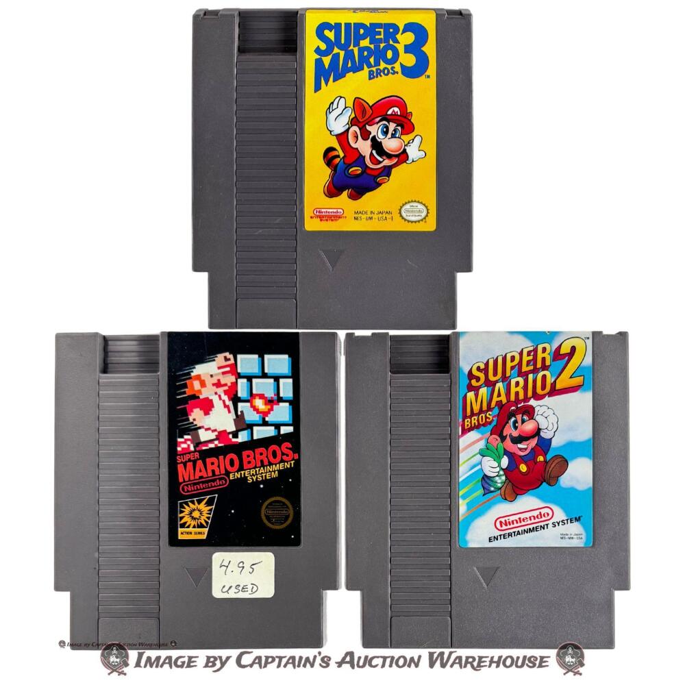 NES SUPER MARIO BROS. TRILOGY LOT