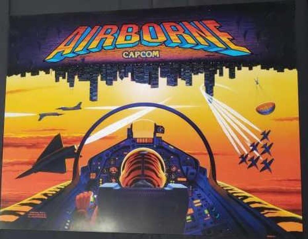 AIRBORNE CAPCOM PINBALL TRANSLITE NOS ORIGINAL