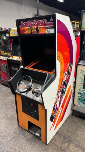 MONTE CARLO UPRIGHT DRIVER ARCADE GAME by ATARI classic PROJECT