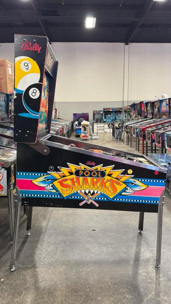 POOL SHARKS CLASSIC PINBALL MACHINE BALLY 1990