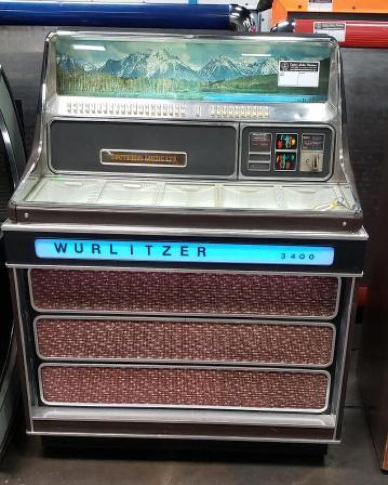 WURLITZER 3400 RECORD JUKEBOX 45 RPM