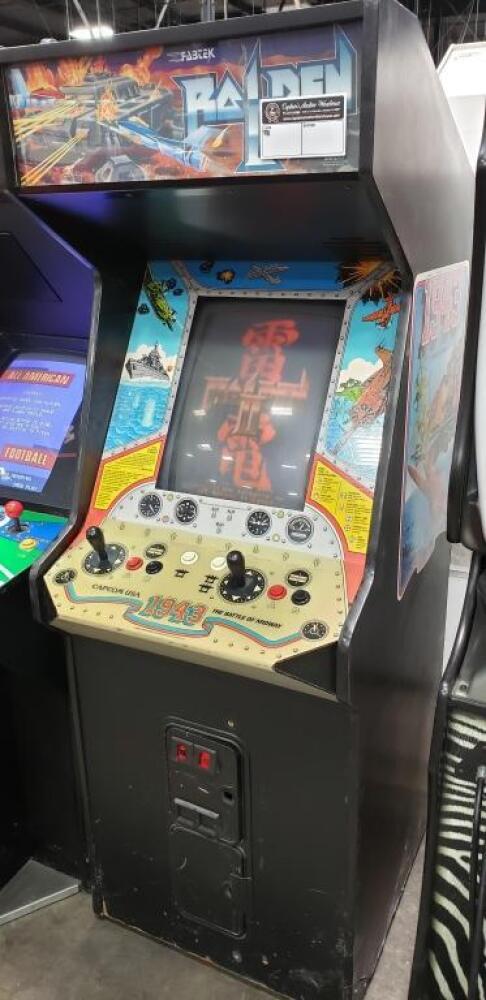 RAIDEN II VERTICAL 19 UPRIGHT ACTION ARCADE GAME