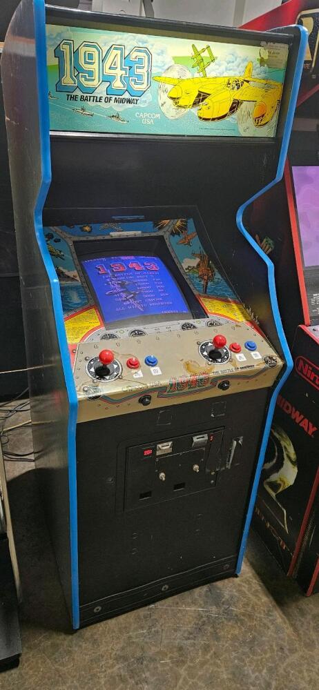 1943 BATTLE OF MIDWAY UPRIGHT VERTICAL SHOOTER ARCADE GAME CAPCOM