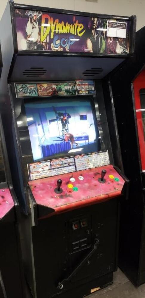 DYNAMITE COP ACTION UPRIGHT ARCADE GAME