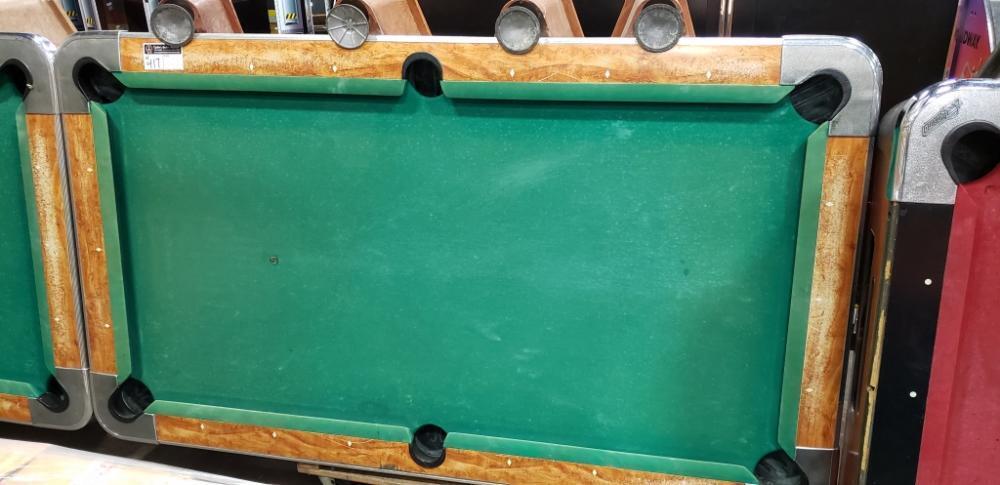 POOL TABLE 7' VALLEY COUGAR SLATE TOP COIN OP #2