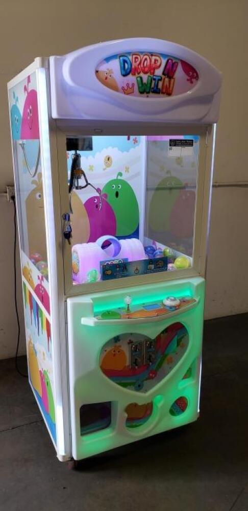 DROP N WIN CAPSULE PRIZE SKILL CRANE MACHINE