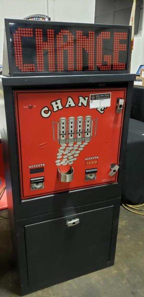 AC6000 DOLLAR COIN CHANGER MACHINE MARQUEE