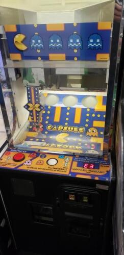 CAPSULE FACTORY PAC-MAN PRIZE REDEMPTION GAME