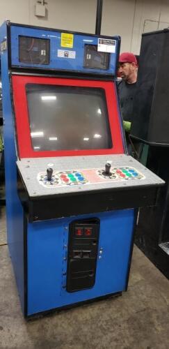 CAPCOM BIG BLUE ARCADE GAME CABINET