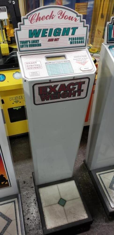 CHECK YOUR WEIGHT SCALE IMPULSE COIN OP