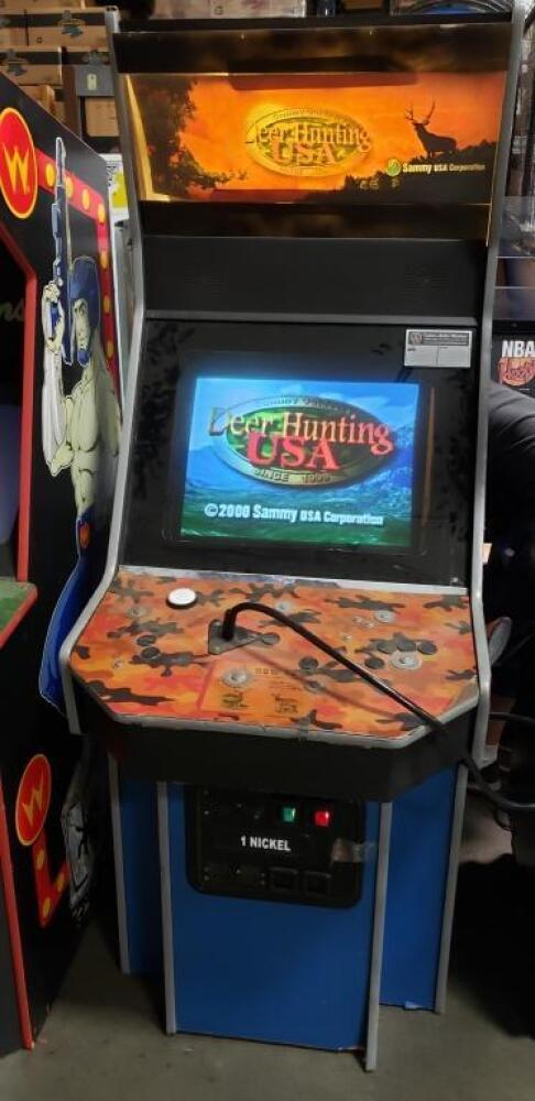 DEER HUNTING USA ARCADE BIG BLUE CAPCOM CAB