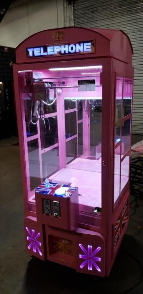 LONDON PHONE BOOTH PLUSH CRANE BRAND NEW #2