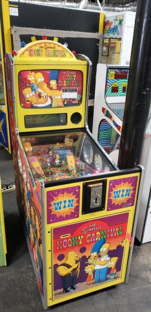 SIMPSONS KOOKY CARNIVAL TICKET REDEMPTION GAME