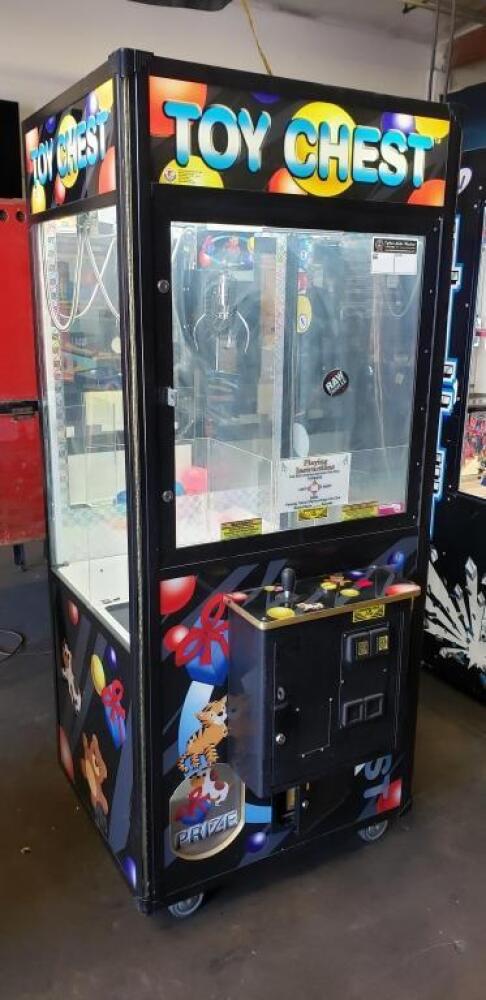 30 SMART TOY CHEST BLK PLUSH CRANE MACHINE